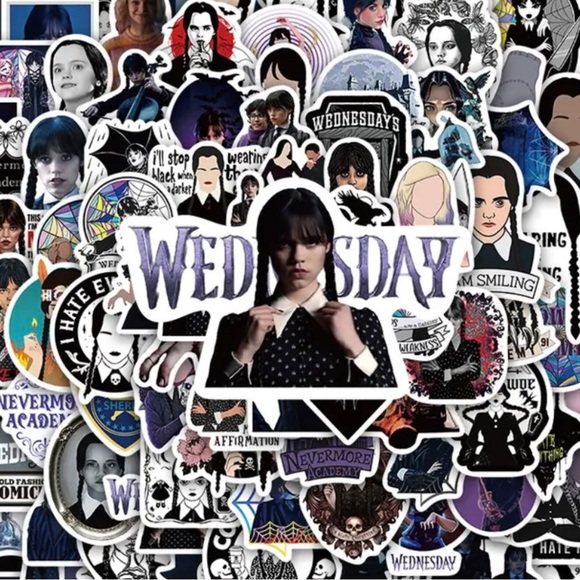 Other | Wednesday Addams Assorted Stickers | Poshmark